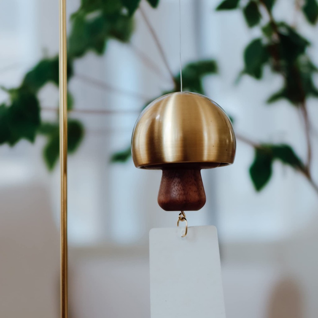 【Direct From Japan】Dopamine Arts' mini mushroom wind chimes are gentle ...