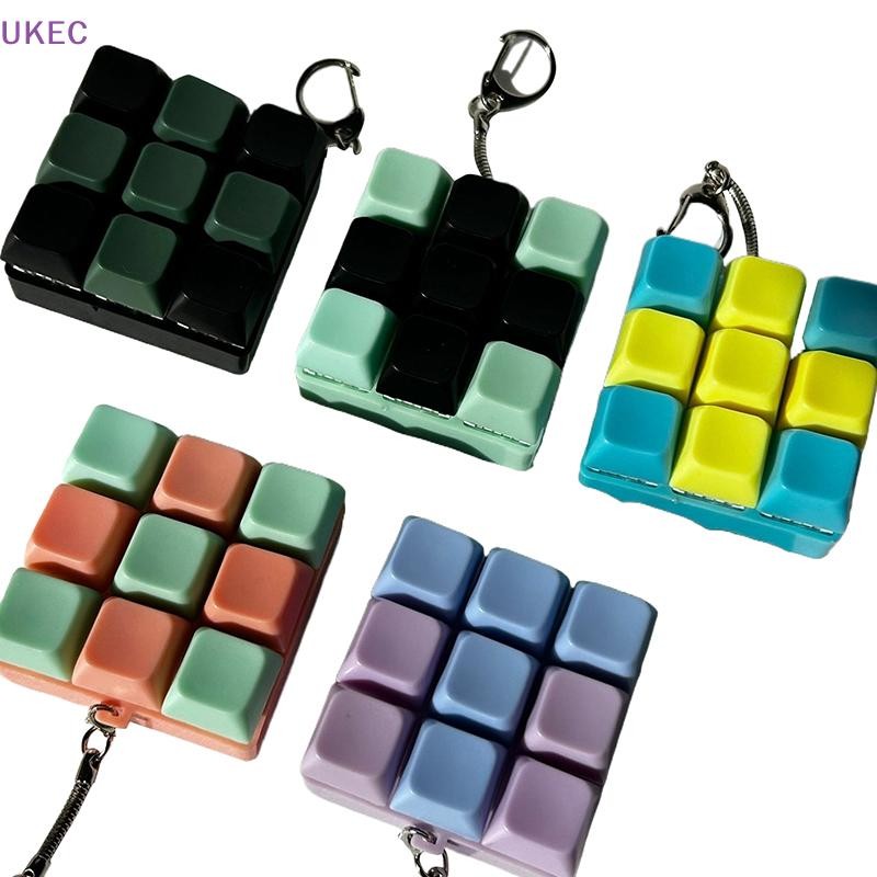 UKEC 9 Keys Mechanical Keyboard Axis Tester DIY Fidget Button Keycap ...