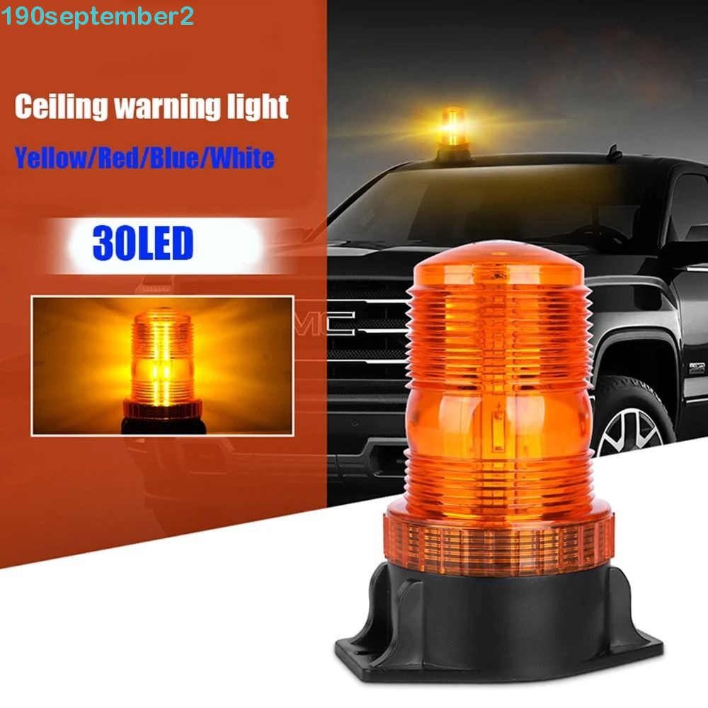 SEPTEMBERB Safety Flashing Beacon Lights, Red/Blue/Yellow Emergency LED ...