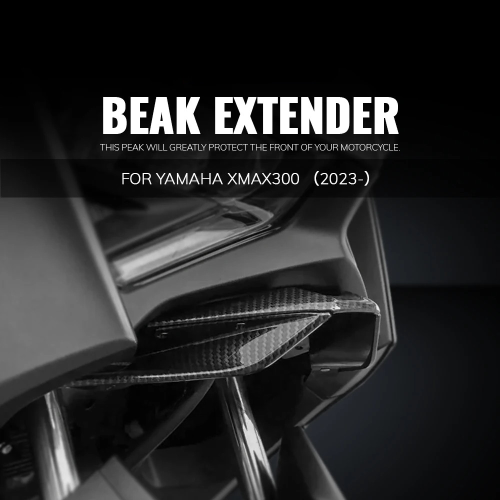 Motorcycle Front Fairing Beak Extender Front Spoiler Winglet ...