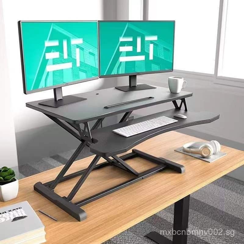 Standing Laptop Adjustable Desk Computer Desk Office Desktop Monitor ...