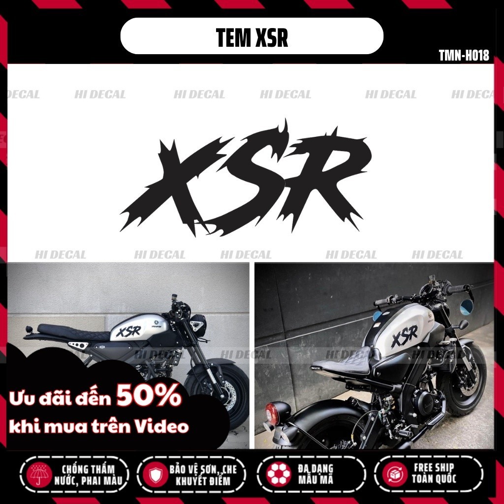 Xsr decal sticker for XSR 155 car | Tmn - 018 | High quality waterproof ...