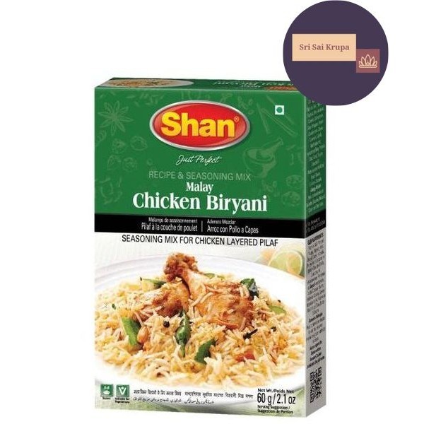 Shan Malay Chicken Biryani Seasoning Mix 60g | Shopee Singapore