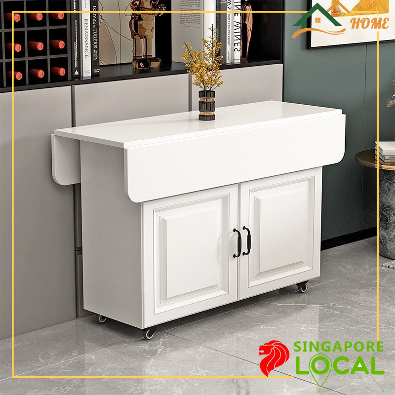 HK Foldable Table Multifunctional Retractable Dining Table Movable ...