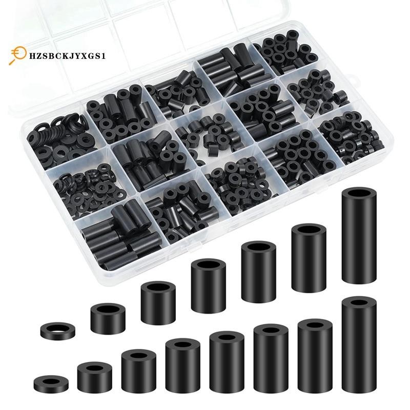 Nylon Spacers, Plastic Spacers Washers Assortment Set Kit 345 Pcs ...