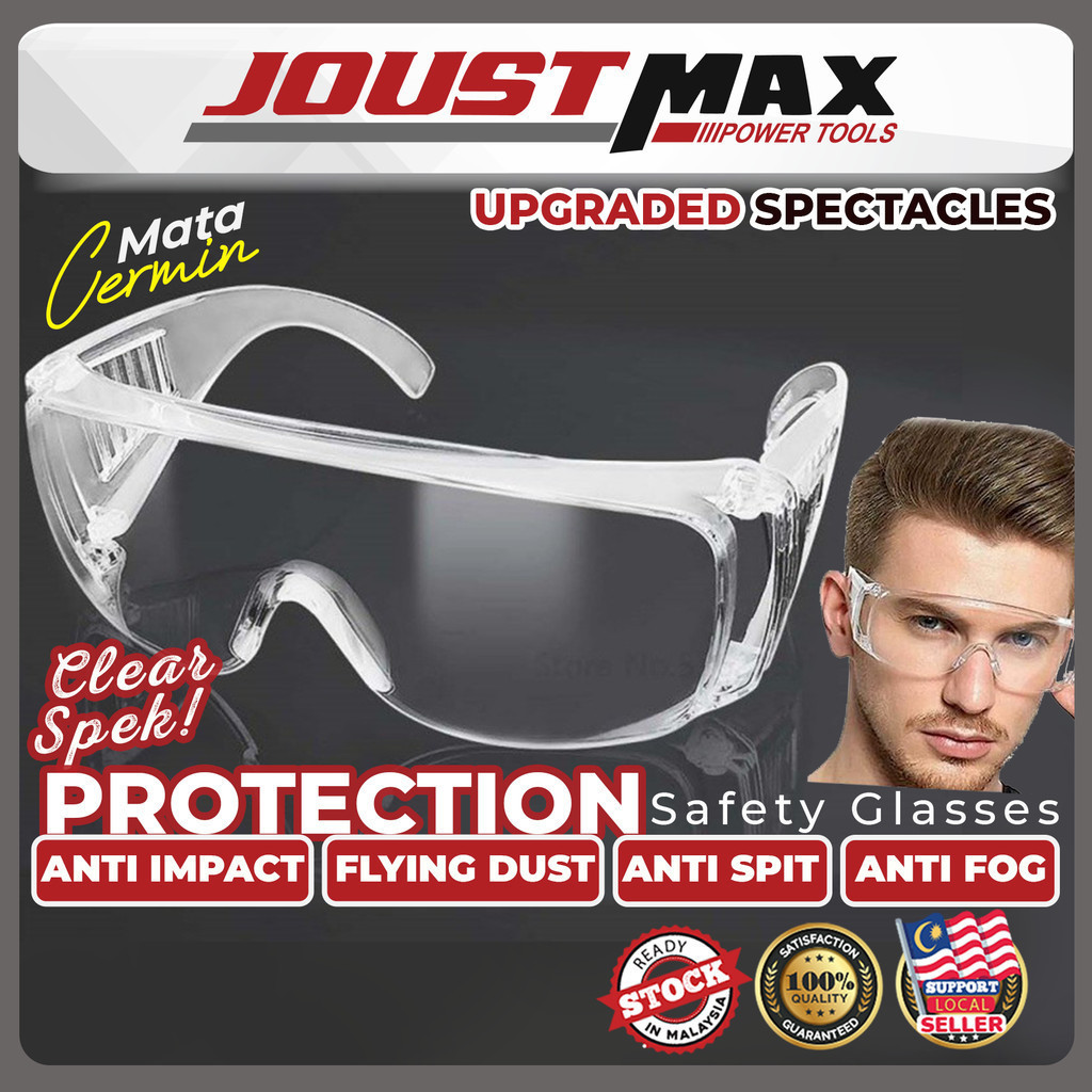 Safety Spectacle Clear Eye safety Safety Glasses Goggle Eye Protection ...