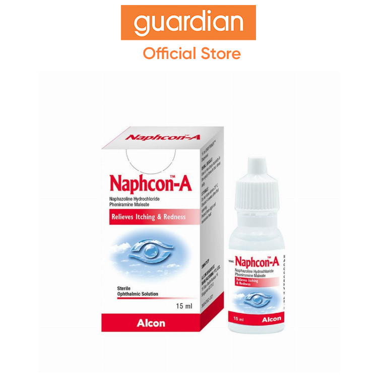 Alcon Naphcon-A Eye Drops 15ml | Shopee Singapore