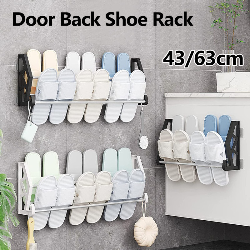Door Back Shoe Rack Wall Mounted Hanging Shoe Storage Multifunction ...