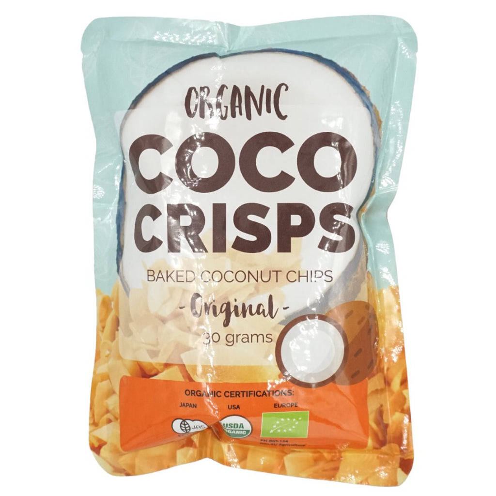 Organic Coco Crisps Baked Coconut Chips - (30g) | Shopee Singapore