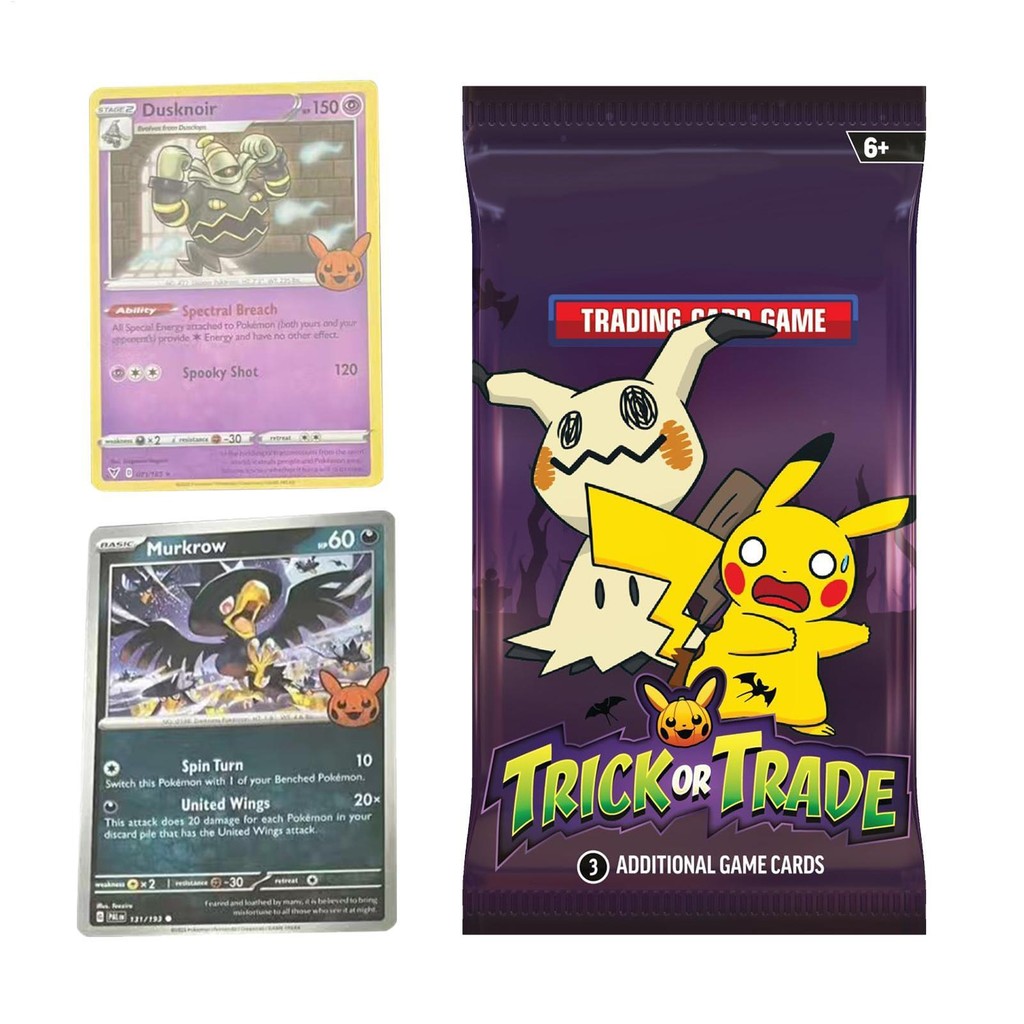 For Pokemon cards Halloween Booster Bundle Anime Trading Cards Booster ...