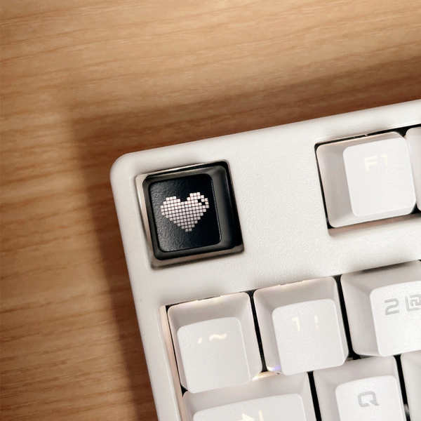 keycap Black heart key cap ESC enter key cap backspace key direction ...