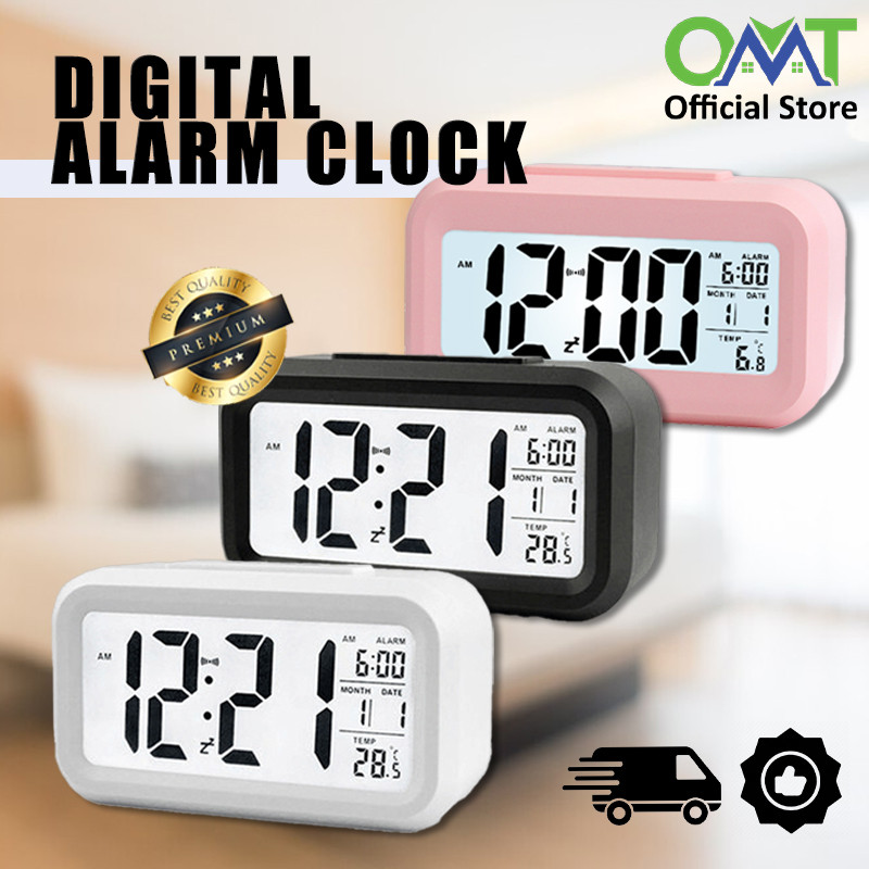 Digital Clock Digital Alarm Clock Table Clock LED Clock Backlight Smart ...