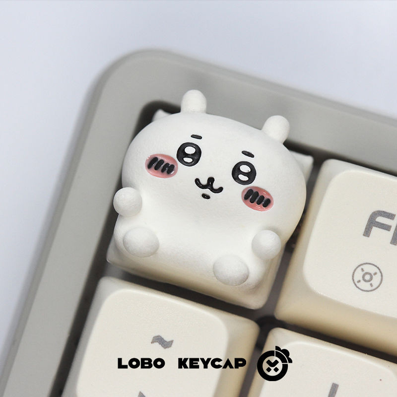 Chiikawa Hachiware Usagi Keycap Cherry R4 Profile PBT Five-side Dye ...