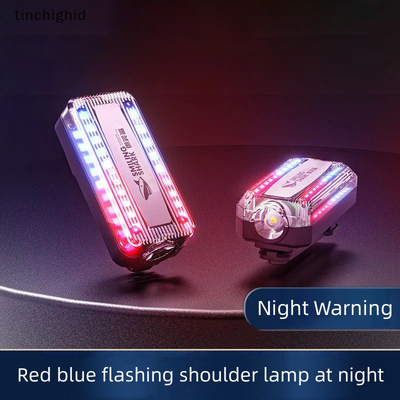 tinchighid Red Blue Strobe Light Police Light Warning Lights Usb ...