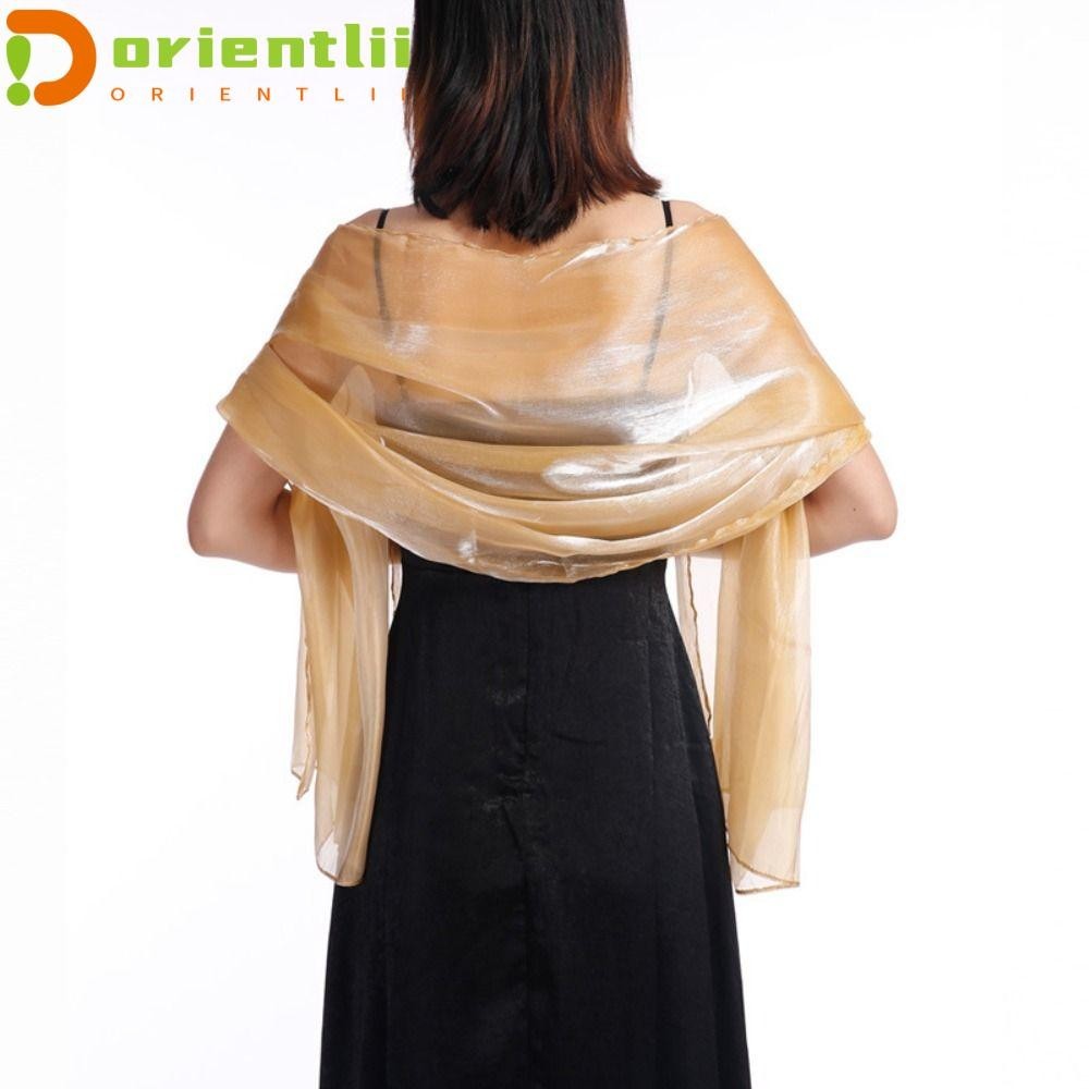 ORIENTLII Silky Shawls and Wraps, Soft Sunscreen Wedding Bridal Shawl ...