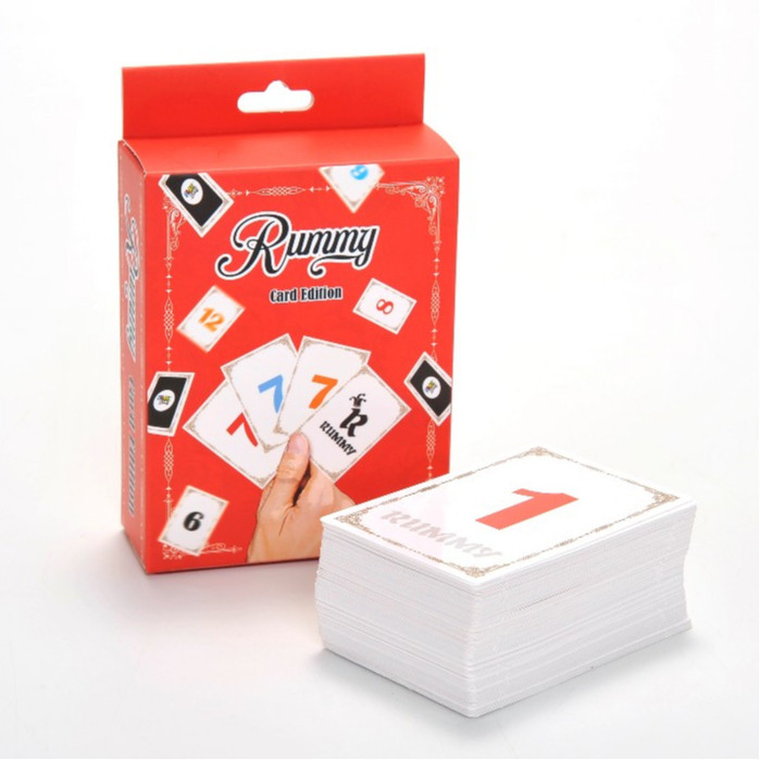 PlayFun Rummy Card Game, New Card Edition Game, 2-4 Players, Family Fun ...