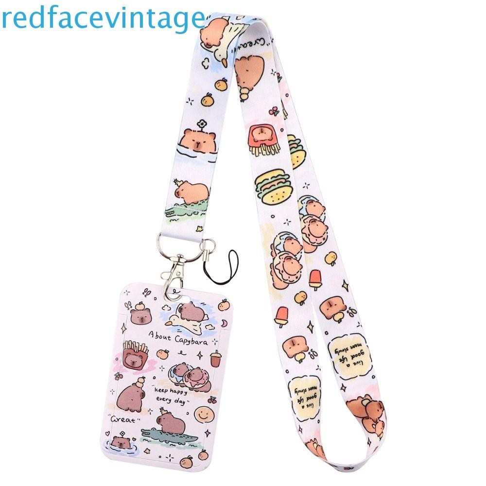 REDFACEVINTAGE Cute Capybara Lanyard, Capybara Phone Charm Capybara ...