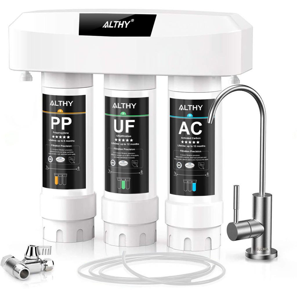 ALTHY Under Sink Drinking Water Filter Purifier Ultrafiltration System ...