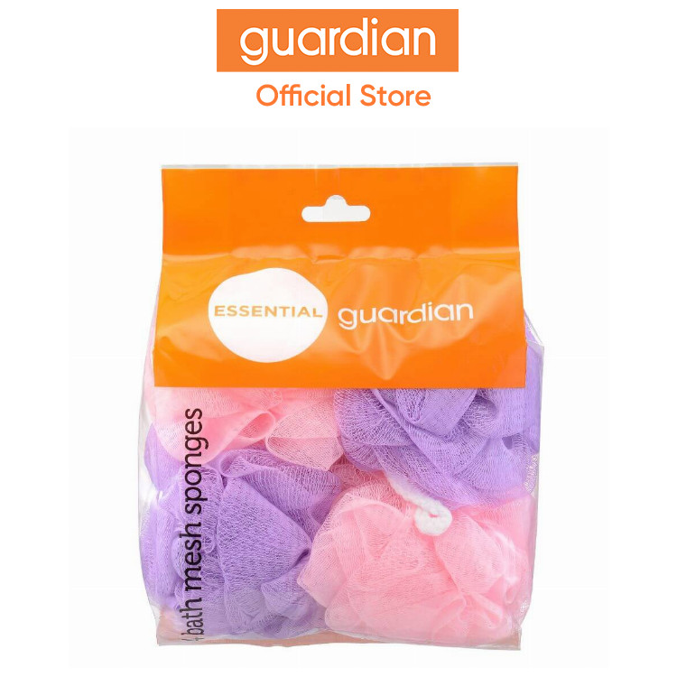 Guardian Bath Mesh Sponges 4x30g | Shopee Singapore
