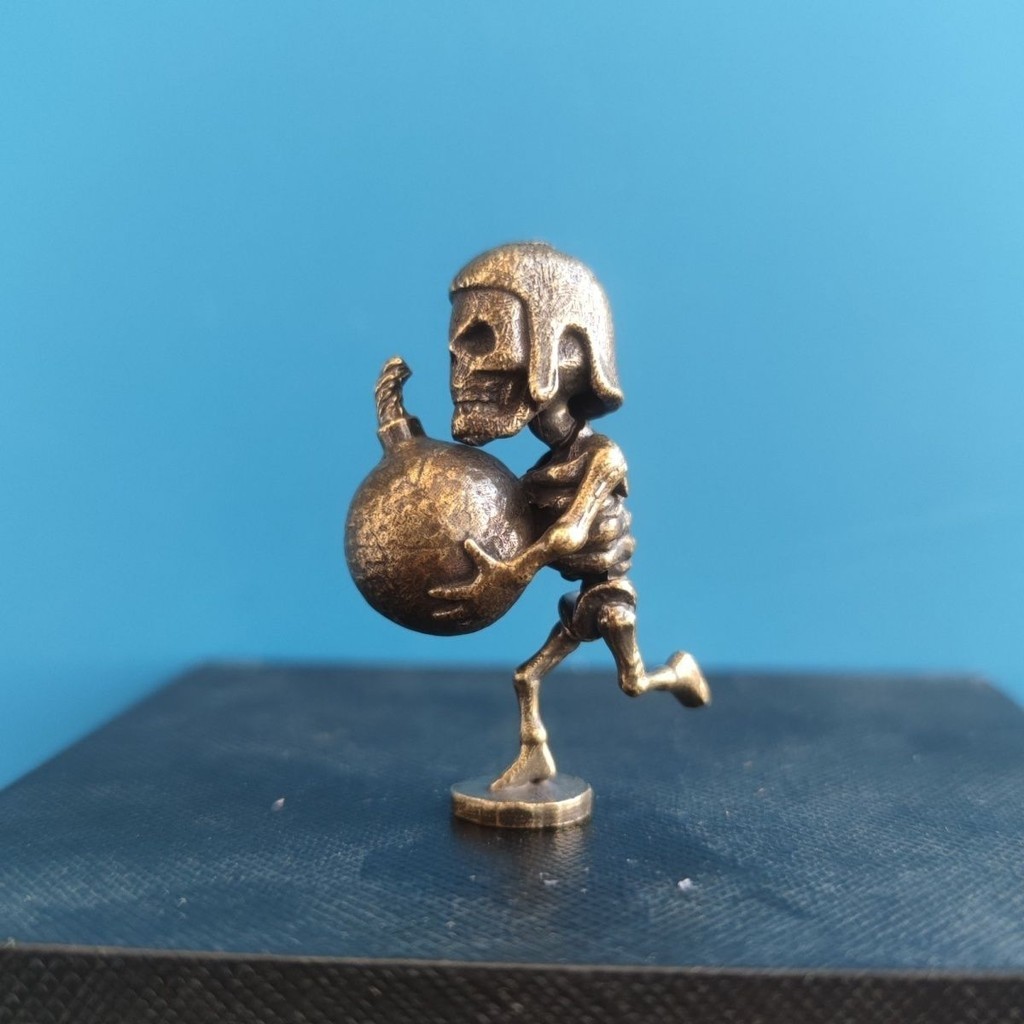Brass Supercell Royal War Skeleton Bombman Series Figure Game Tribe ...