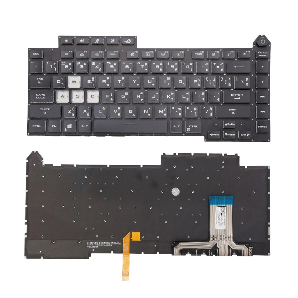 Keyboard Notebook ASUS ROG Strix G15 G513 G513Q G513QC G513QM G513QY ...
