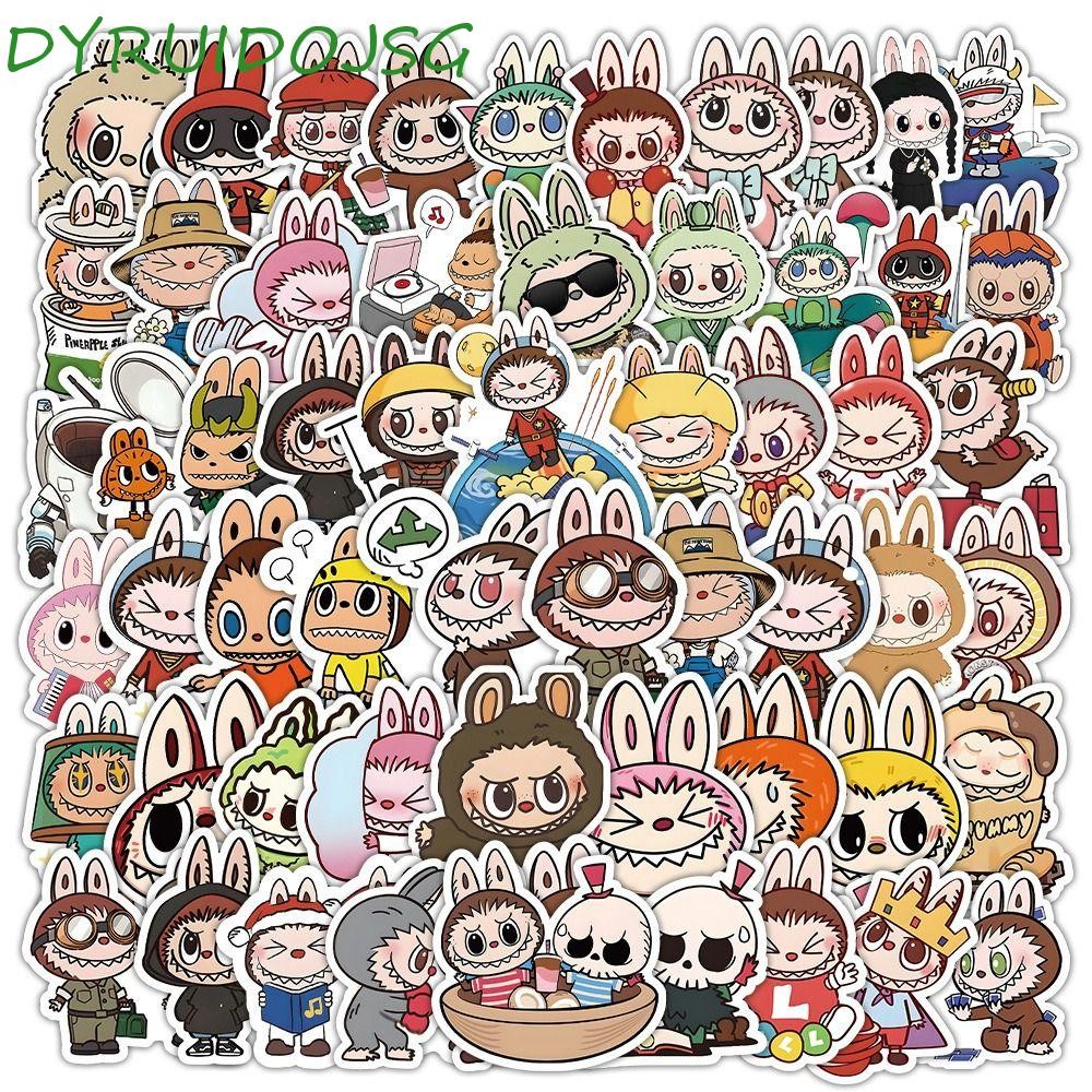 DYRUIDOJSG 53PCS Labubu Stickers, Waterproof Kawaii Graffiti Labubu ...