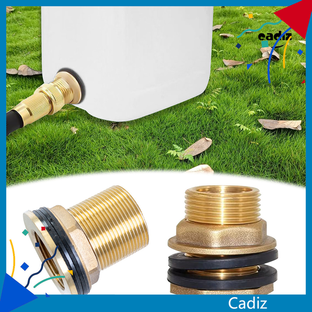 CAD Brass Water Tank Connector 1/2" Female NPT 3/4" Male GHT Bucket ...
