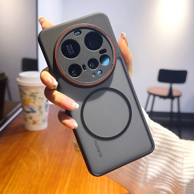 Translucent Frosted Matte Magnetic Wireless Charging Case For Xiaomi 15 ...