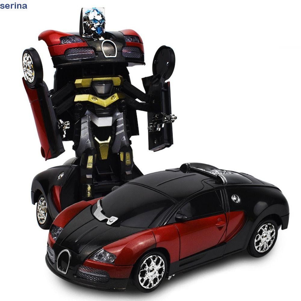 SERINA Transforming Robot Car, Deformation Robot Kit Transforming Toy ...