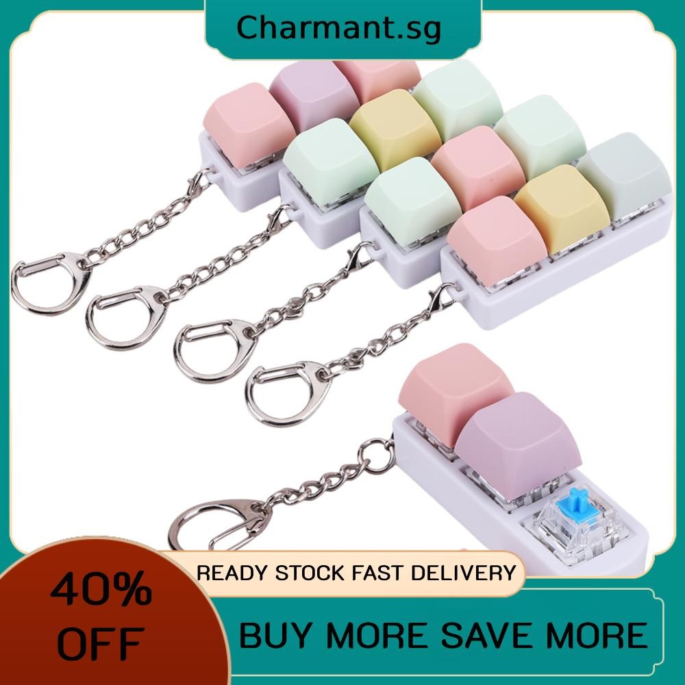 Keyboard Fidget Toy Fidget Clicker Key Switch Keychain Shaft Tester for ...