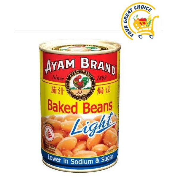 Ayam Brand Baked Beans Light 425g | Shopee Singapore