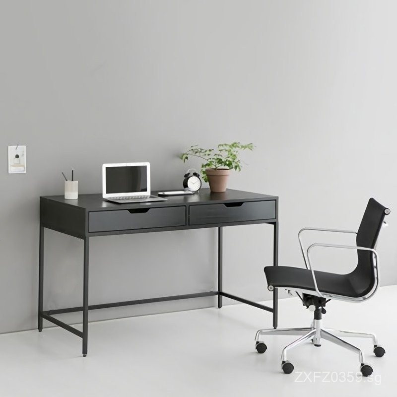 Minimalist Computer Desk my Italian Nordic Black and White80cm ...