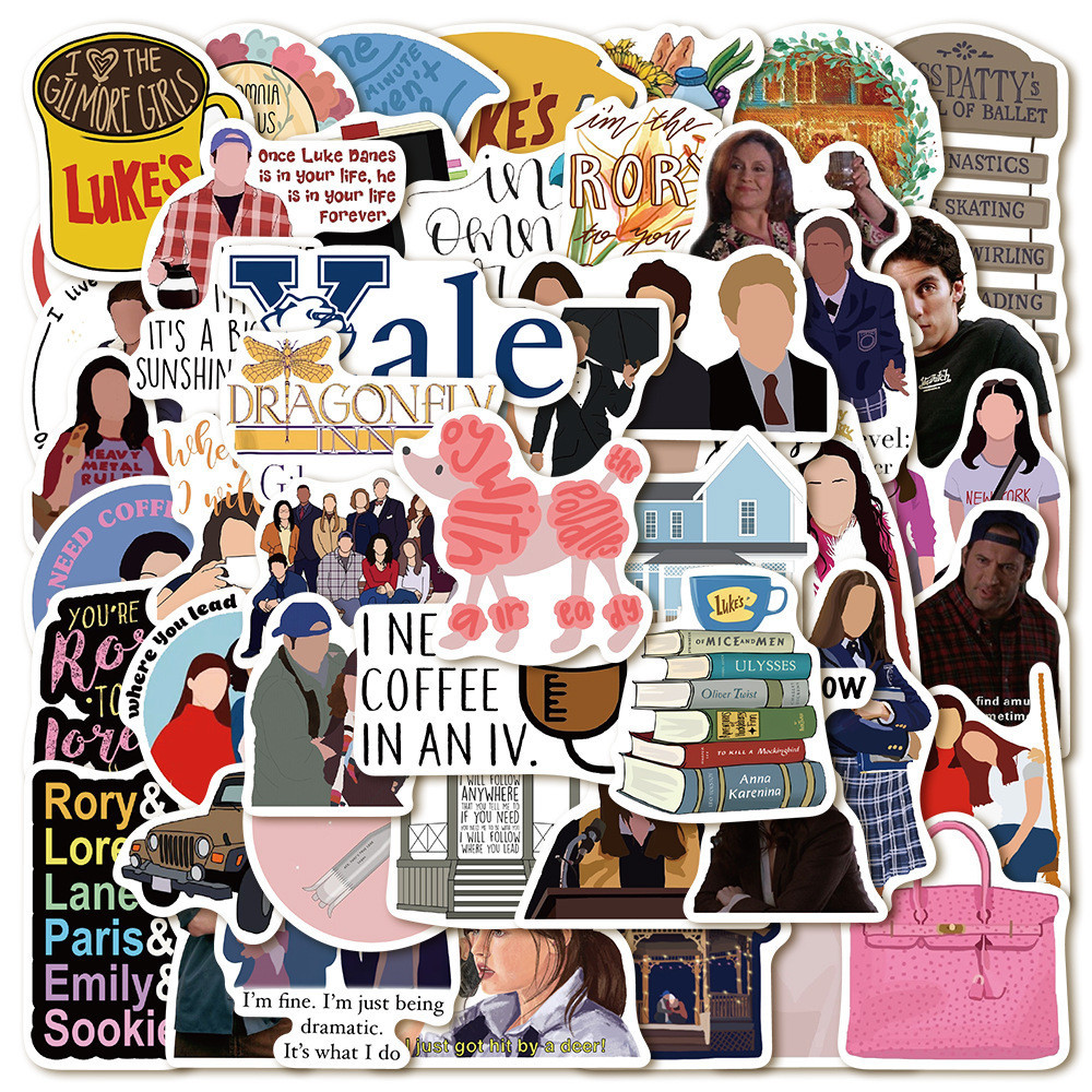 100Pcs/Set Gilmore Girls Series A Stickers Waterproof DIY Fashion ...