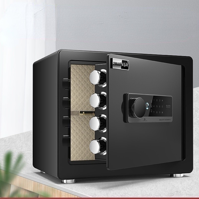 Safe Box Home Small WIFI Networking Safe Anti-theft Fingerprint Mini ...