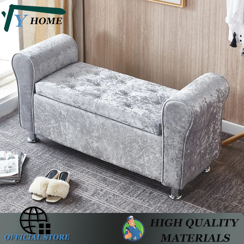 LI Home Storage Stool Nordic Multi-functional Ottoman Snowflake Living ...