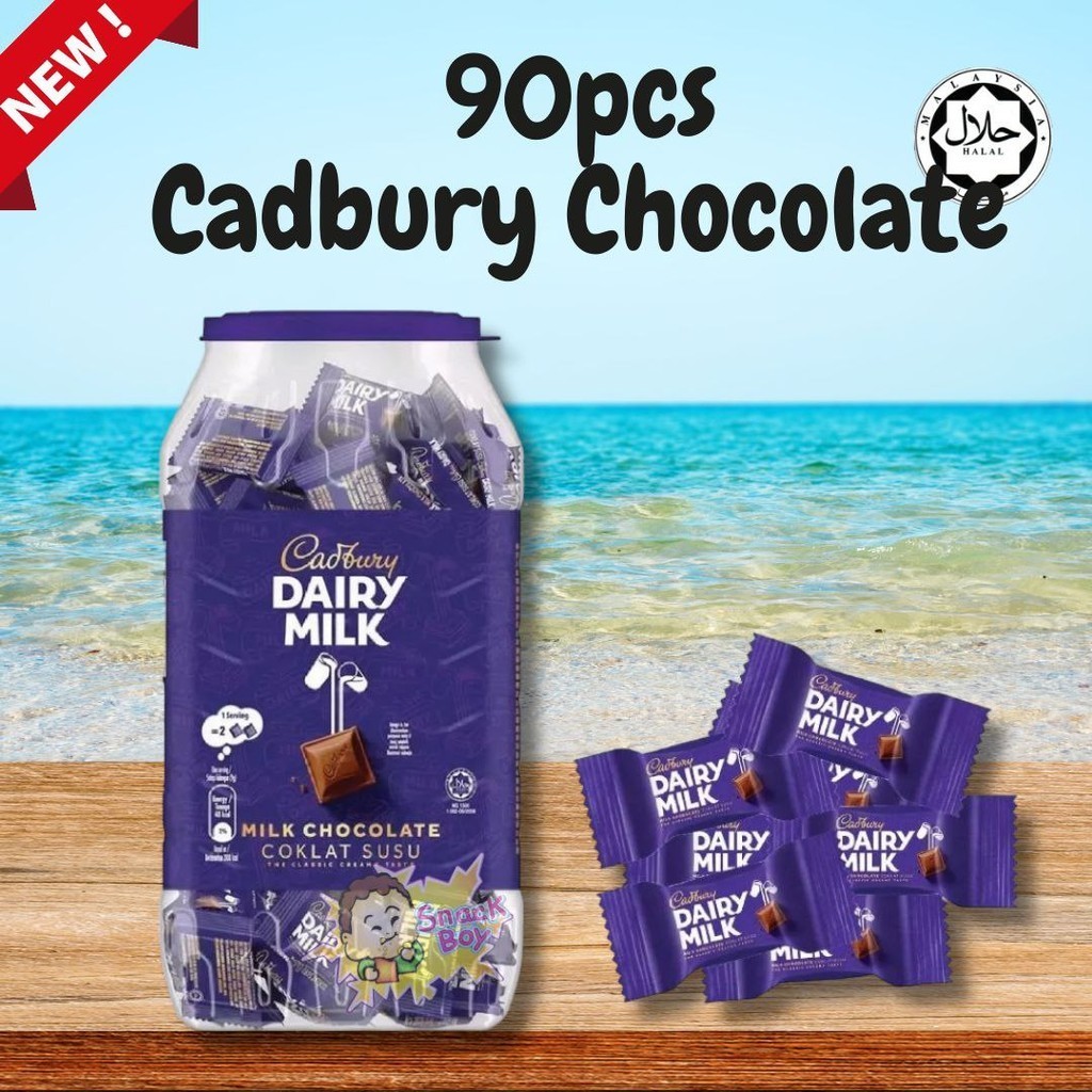 90pcs Cadbury Dairy Milk Chocolate 405g | Shopee Singapore