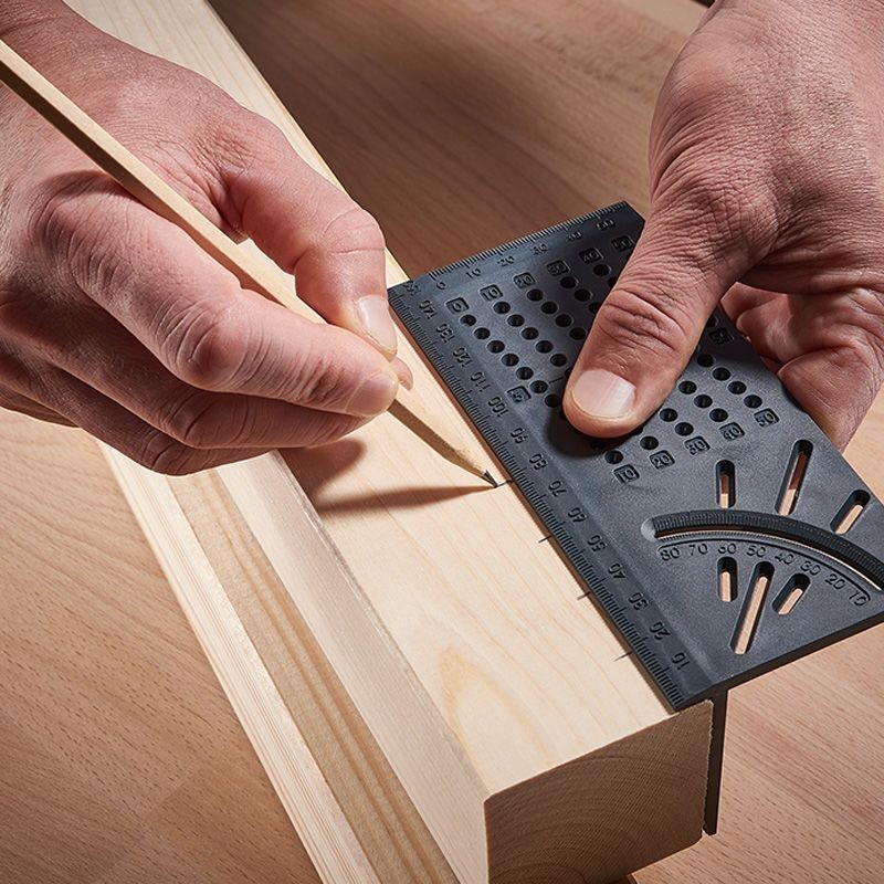 Multifunctional Woodworking Angle Square Angle Measuring Square Ruler ...