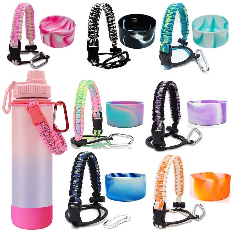 Aquaflask Paracord Handle Set 2pcs Aquaflask Accessories- Non-Slip Boot ...