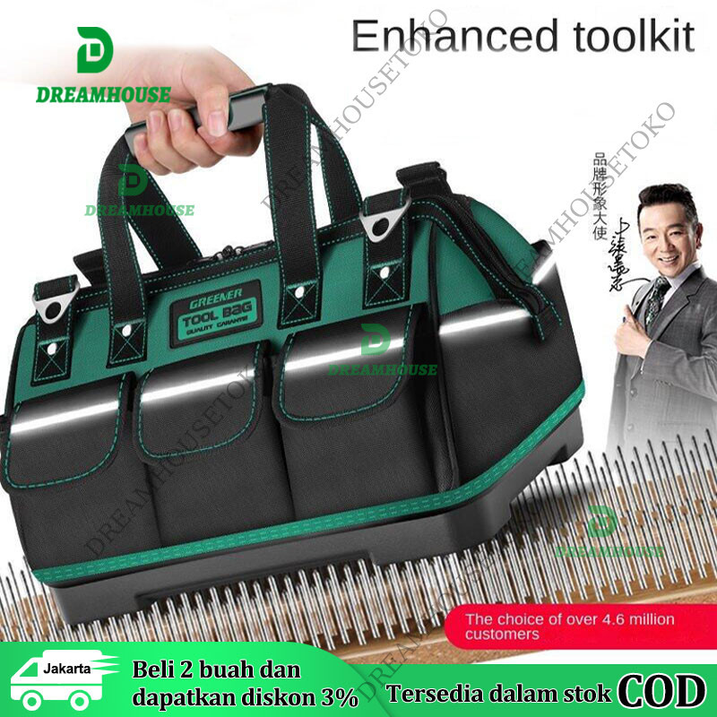 Greener Toolbag 13inch Thick Oxford Cloth Strong Tool Bag Tool Bag ...