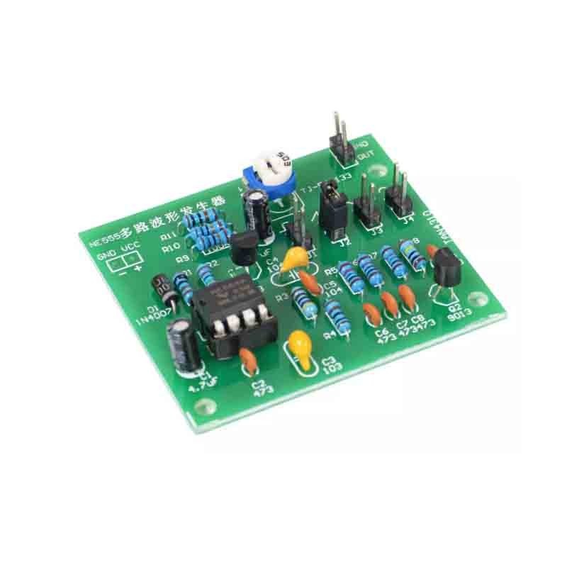NE555 multi-channel waveform generator square wave sawtooth wave ...