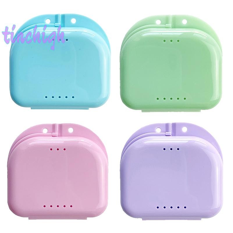 [TinchighS] Tooth Retainer Small Hole Tooth Box Braces Container ...