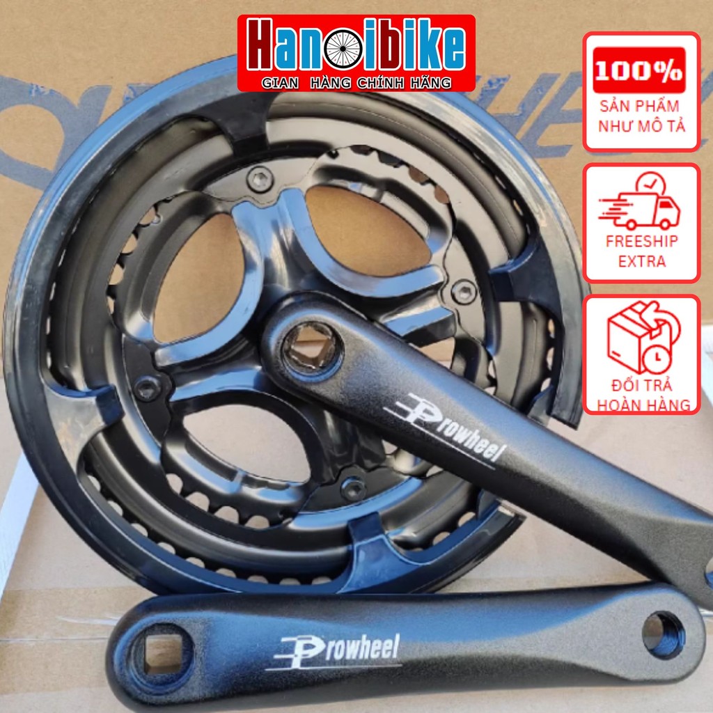 Prowheel 3-stage disc crank 22 32 44T 7/8/9 cassette - Black (Set) | Shopee Singapore