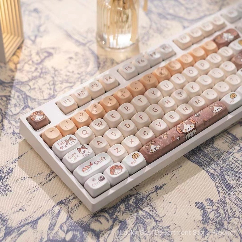 Strolling Cat YG108Wired Mechanical Keyboard Hot-Swappable Silent ...