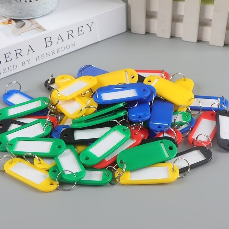 30 Days 5887 Pieces Colorful Plastic Key Tag Keychain Classification ...