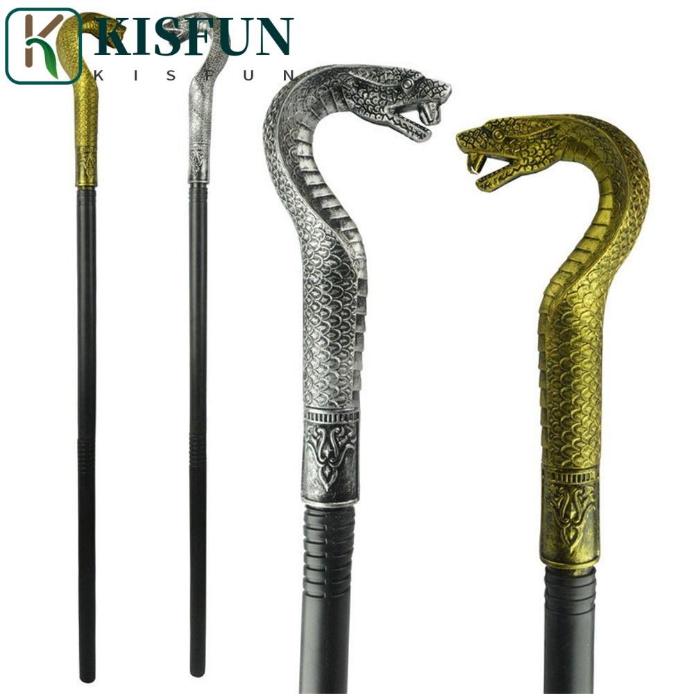 KISFUN Costumes Walking Cane, King's Scepter Claw Ball Halloween Wand ...