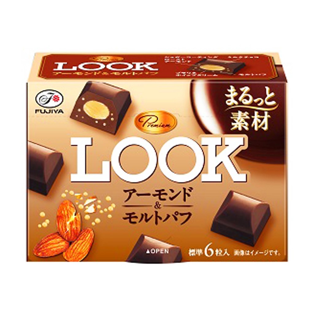 Fujiya Premium Look (Almond & Malt Puff) 42g (individual packaging ...