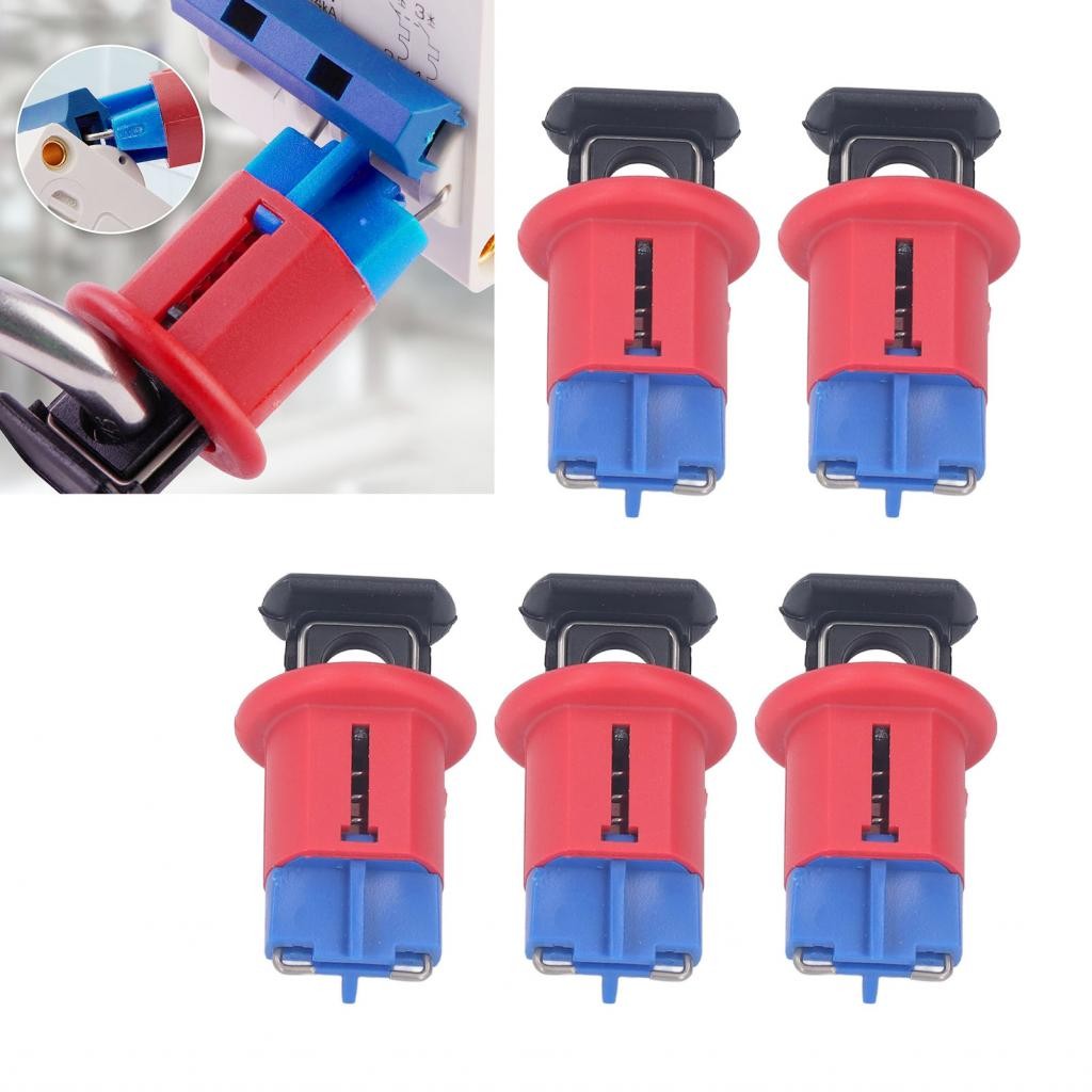 Switch Lockout Device Circuit Breaker Lock Reinforced Nylon 5PCS for ...