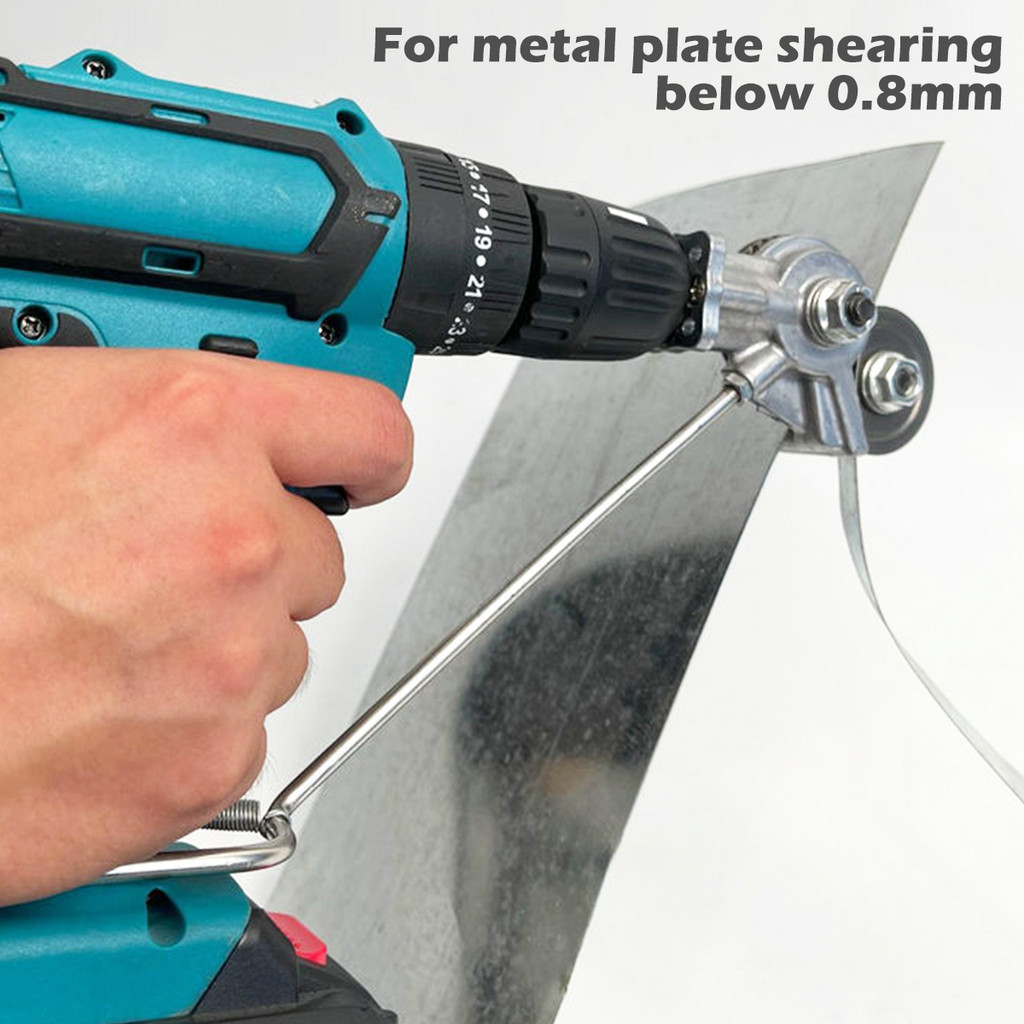 Electric Drill Plate Cutter Double Headed Metal Sheet Cutter Sharp ...
