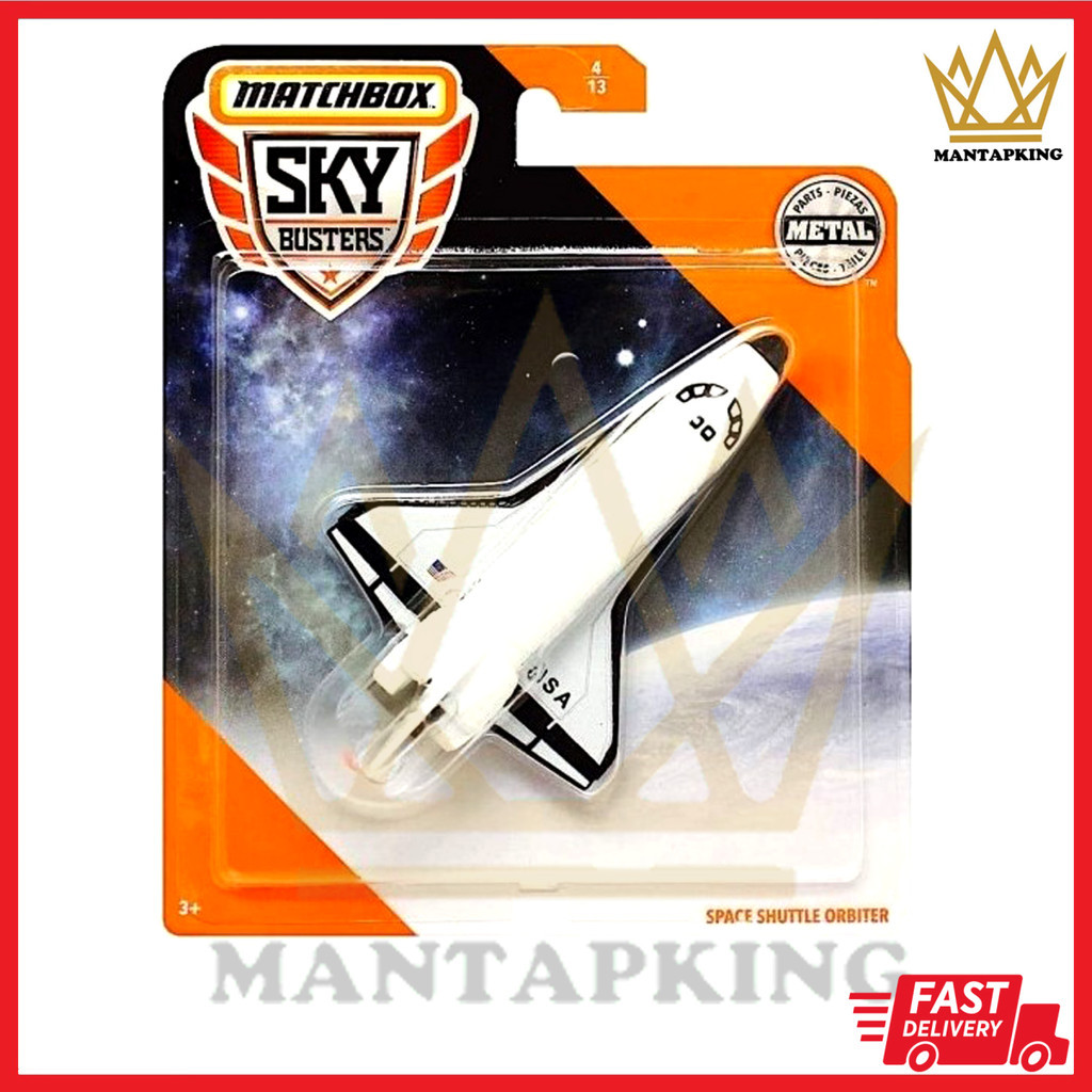 Matchbox Sky Busters 2022 Space Aircraft - Space Shuttle Orbiter ...