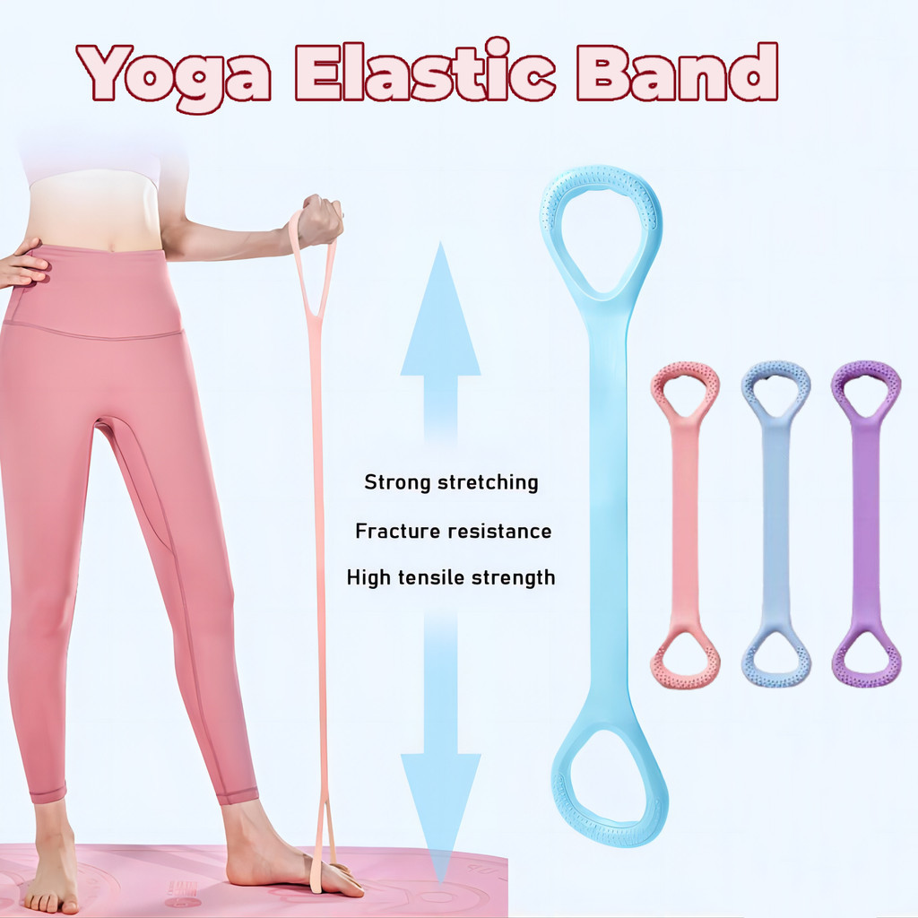 Resistance Band Pull Up Yoga Elastic 8 Shape Rope Band Pulling Rope ...